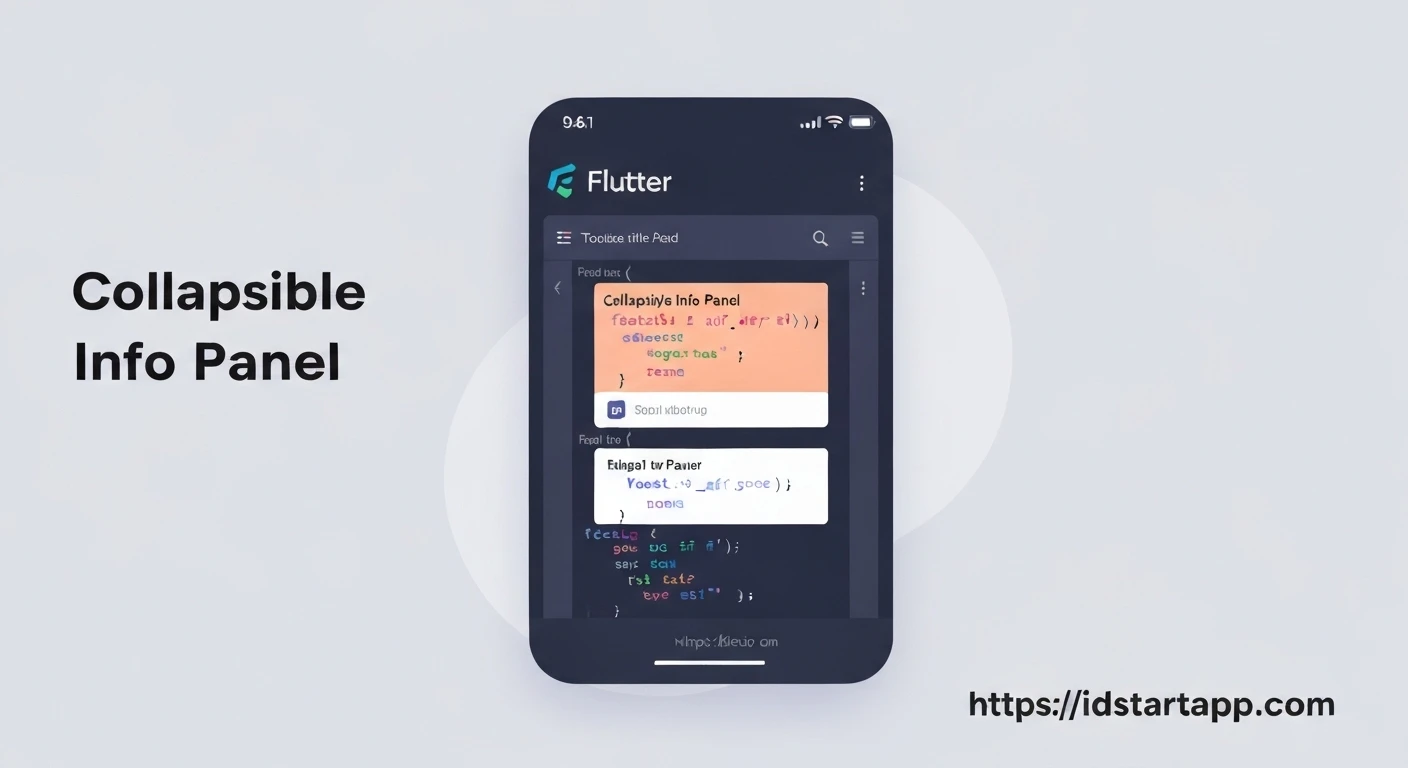 Building a Collapsible Info Panel Widget in Flutter | IDStartApp