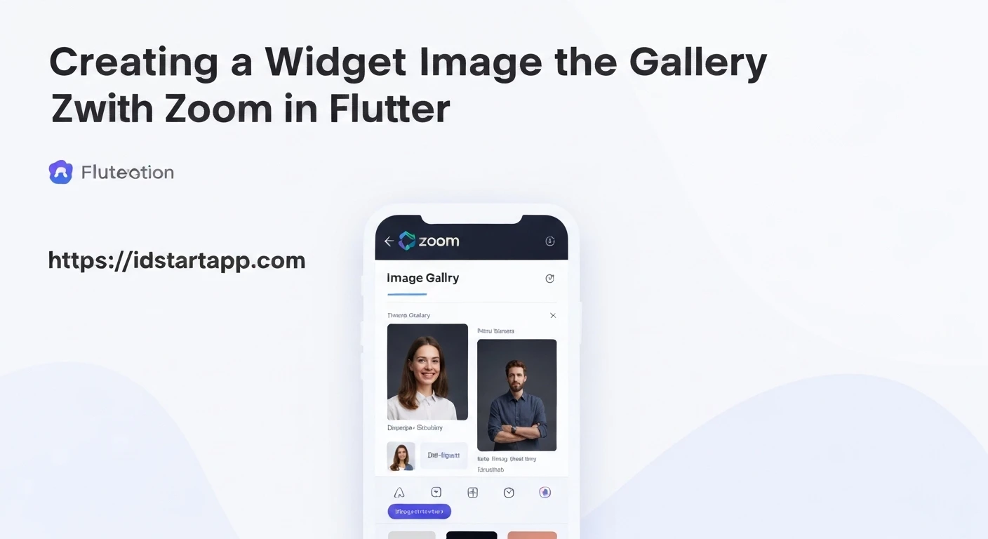 Creating an Image Gallery Widget with Zoom in Flutter | IDStartApp