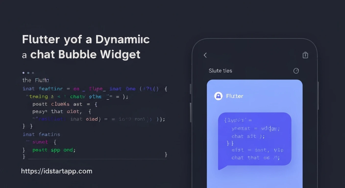 Creating a Dynamic Chat Bubble Widget in Flutter | IDStartApp
