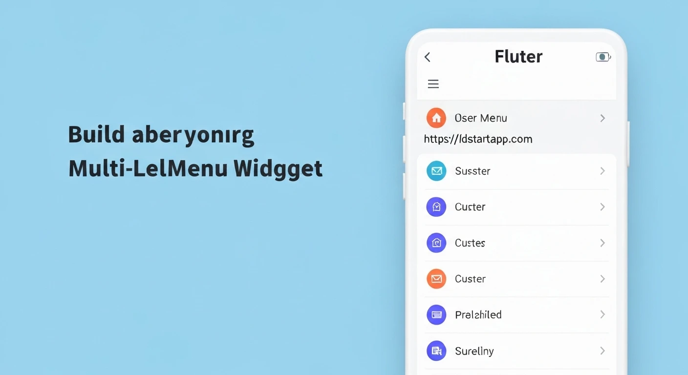 Creating a Multi-Level Menu Widget in Flutter | IDStartApp